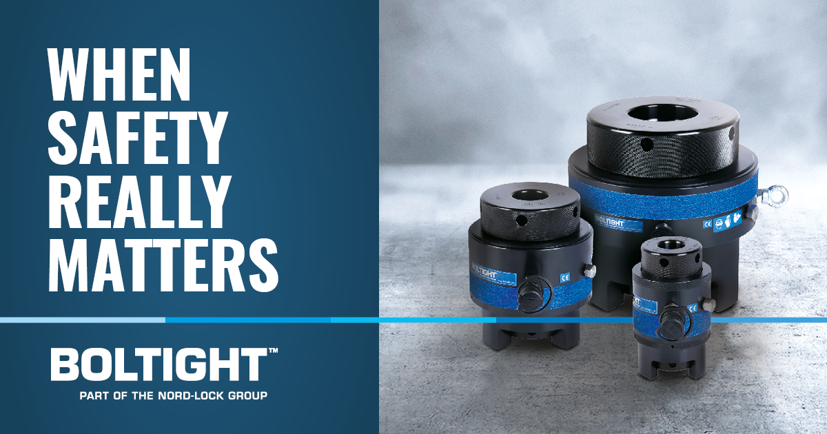 Safety Aspects of Boltight Hydraulic Tensioners - Nord-Lock Group